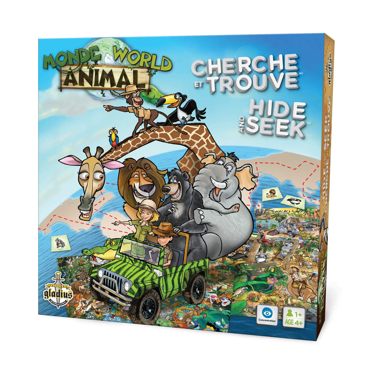 Jeu Cherche et Trouve Monde animal – Ojeux