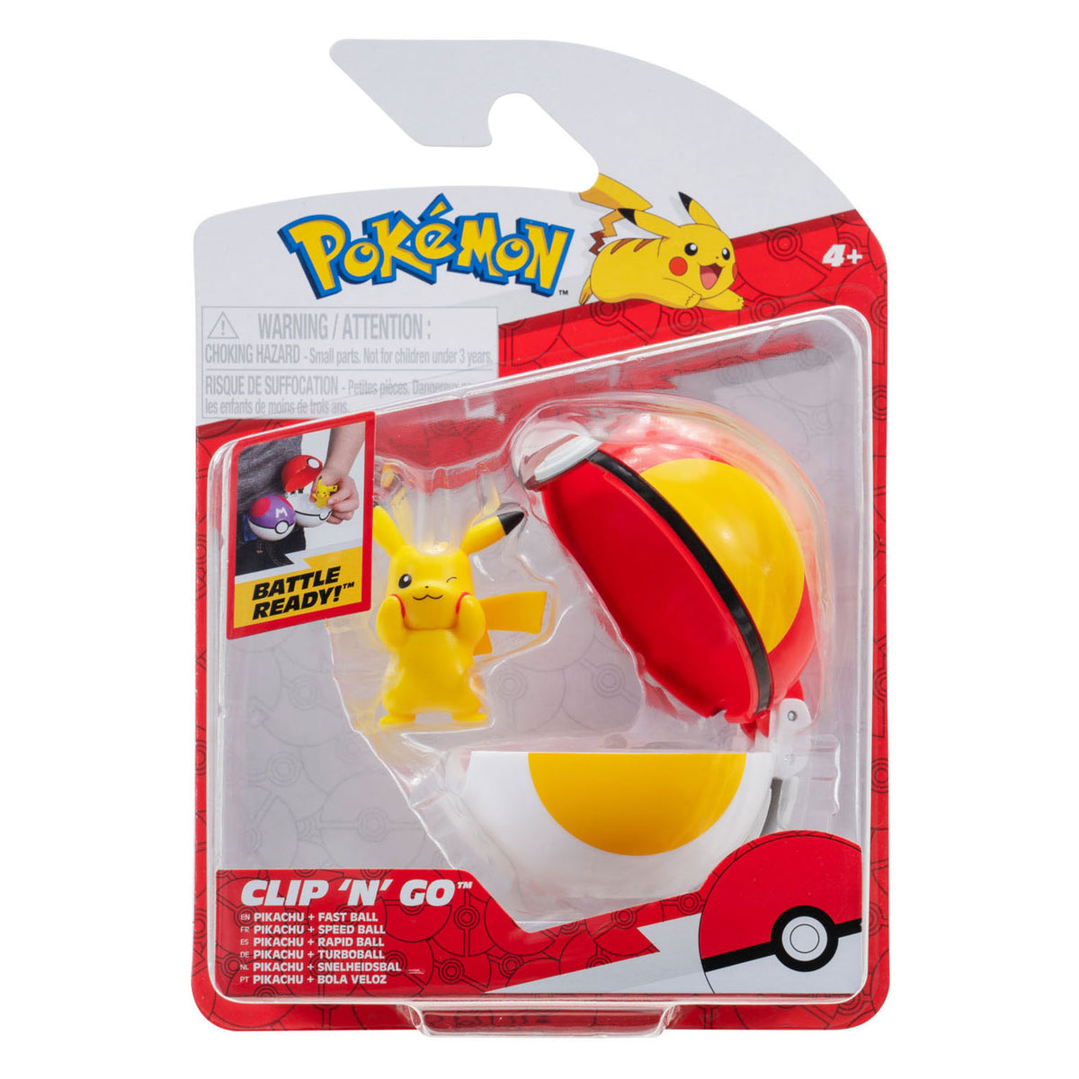 Pokémon - Clip'n'go Pikachu & Speed ball – Ojeux