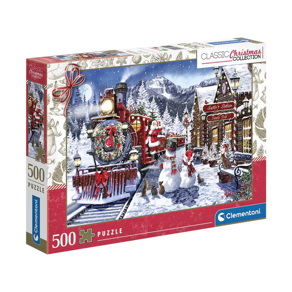 Station de train et bonhommes de neige - 500 mcx – Ojeux