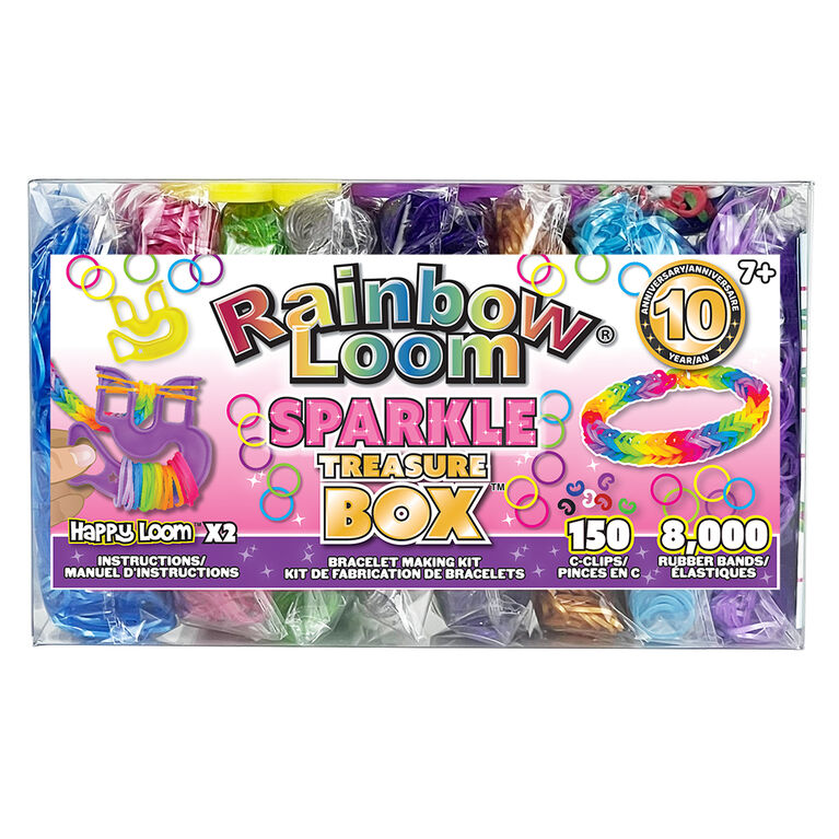 Rainbow Loom - Boite au trésor Sparkles – Ojeux