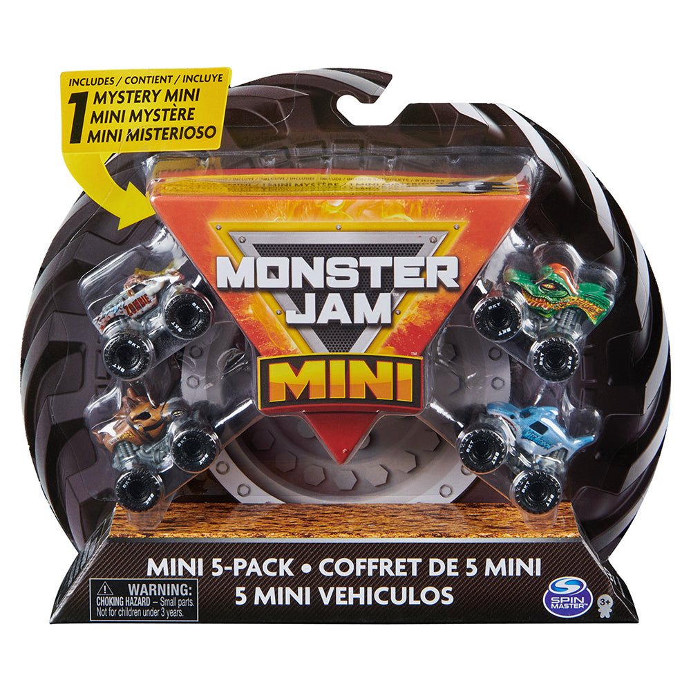 Monster Jam Mini - 1:87 Coffret de 5 Mini assorti – Ojeux